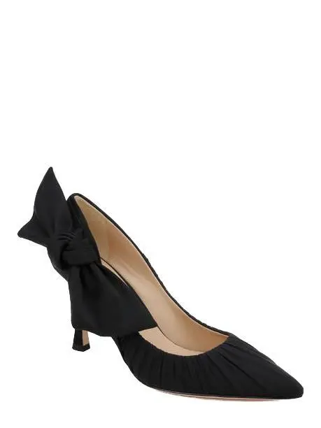 Badgley Mischka Vanesa Pointed Toe Pumps - Black Fabric