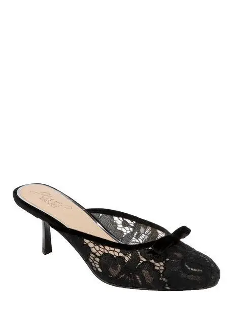 Badgley Mischka Elliot Mule - Black Lace