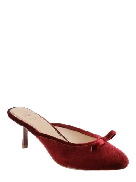 Badgley Mischka Elliot Mule - Bordo Velvet