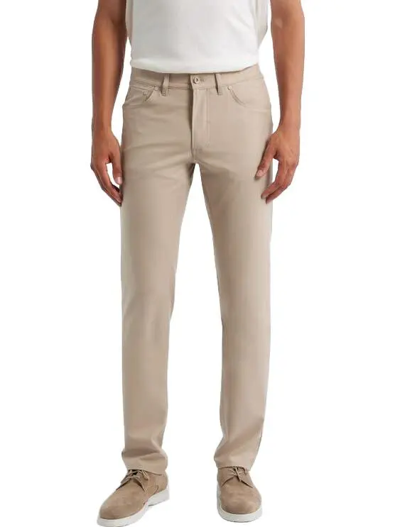 BRAX Chuck Modern Fit Five-pocket Trousers - Ivory