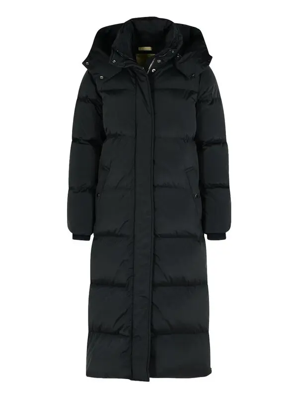 Woolrich Kelly Long Polyamide Blend Down Jacket - Black