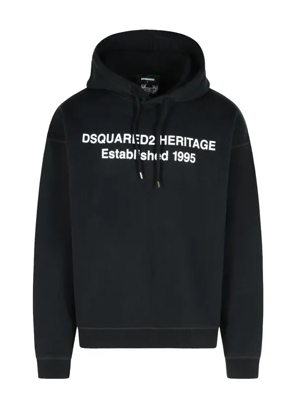 Dsquared2 Cotton Sweatshirt - Black