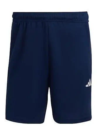 Adidas Train Essentials Pique 3stripes Shorts - Dark Blue White