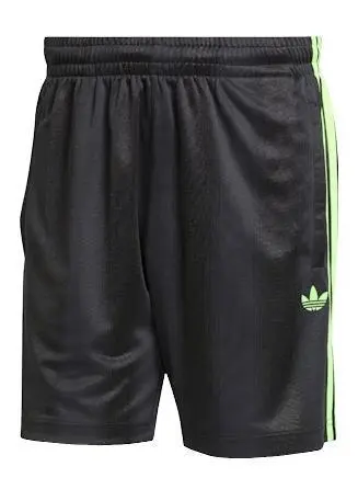 Adidas Adicolor Jacquard Shorts - Black Signal Green