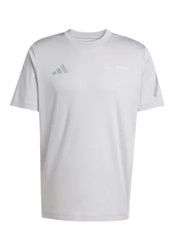 Adidas Mercedes Amg Petronas Formula Team Silver Arrows Tee Shirt - Grey Two