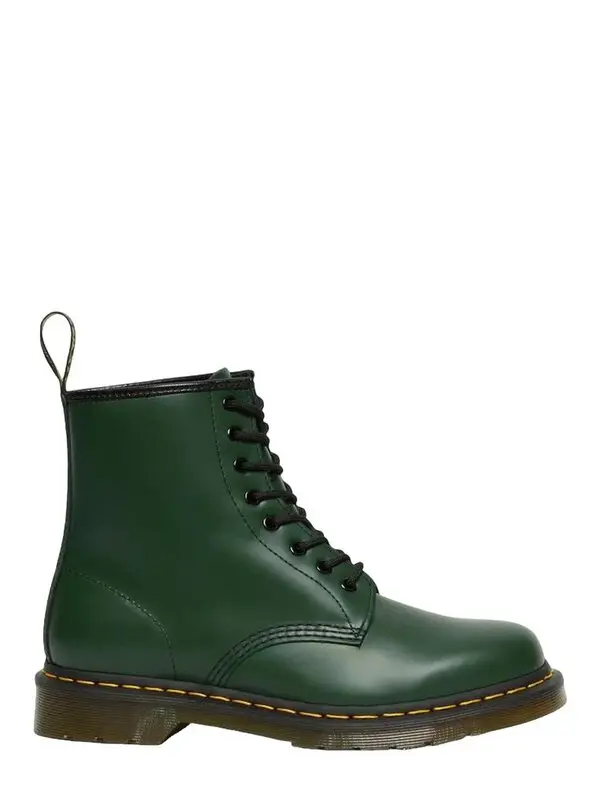 Dr. Martens 1460 Smooth Leather Lace-up Boots - Green