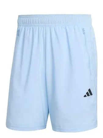 Adidas Train Essentials Woven Shorts - Glow Blue Black