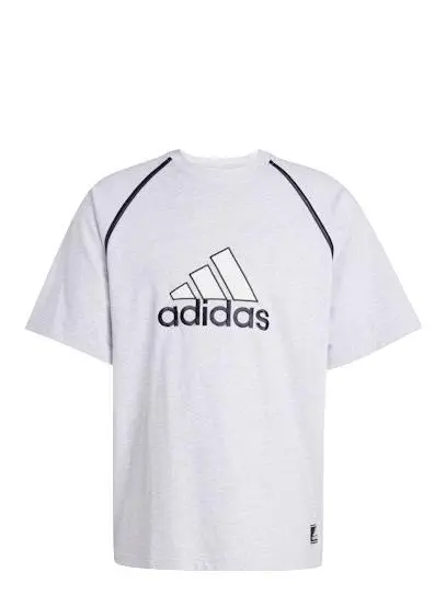 Adidas Badge Of T-shirt - Light Grey Heather