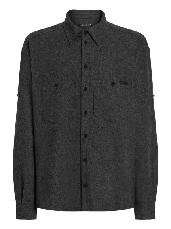 Dolce & Gabbana Two-pockets Shirt - Grey