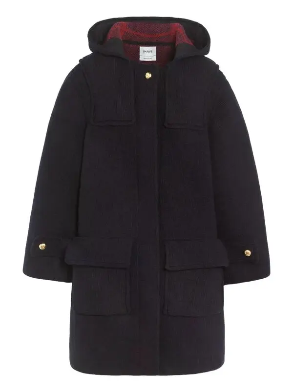 BARRIE Duffle Coat - Black