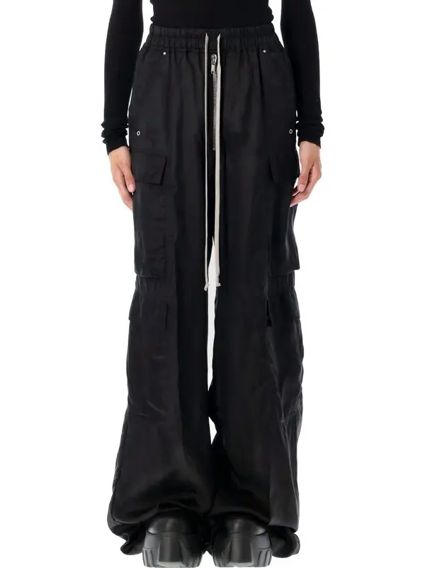 Rick Owens Wide Leg Pants - Black