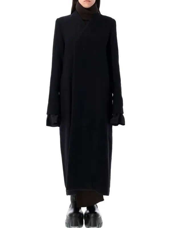 Rick Owens Long Coat - Black