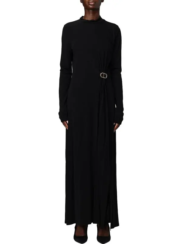TWINSET Long Sleeve Dress - Black