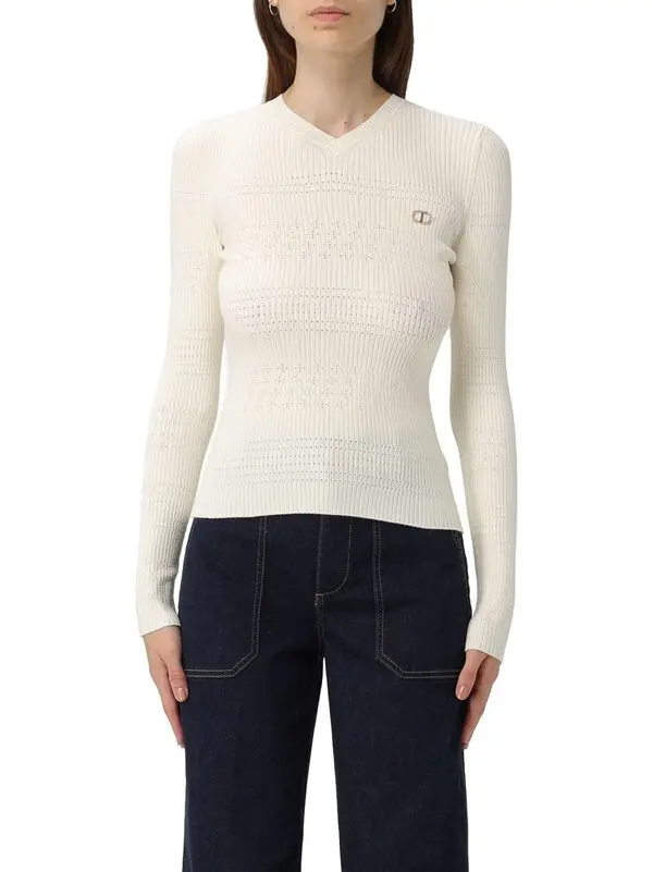 TWINSET Pullover - White
