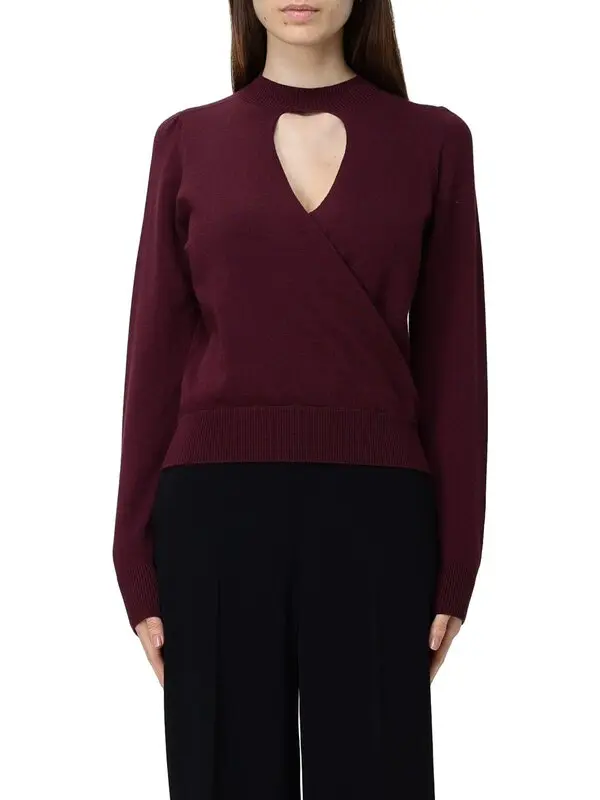 TWINSET Pullover Sweater - Burgundy