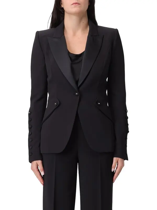 Elisabetta Franchi Jacket - Black