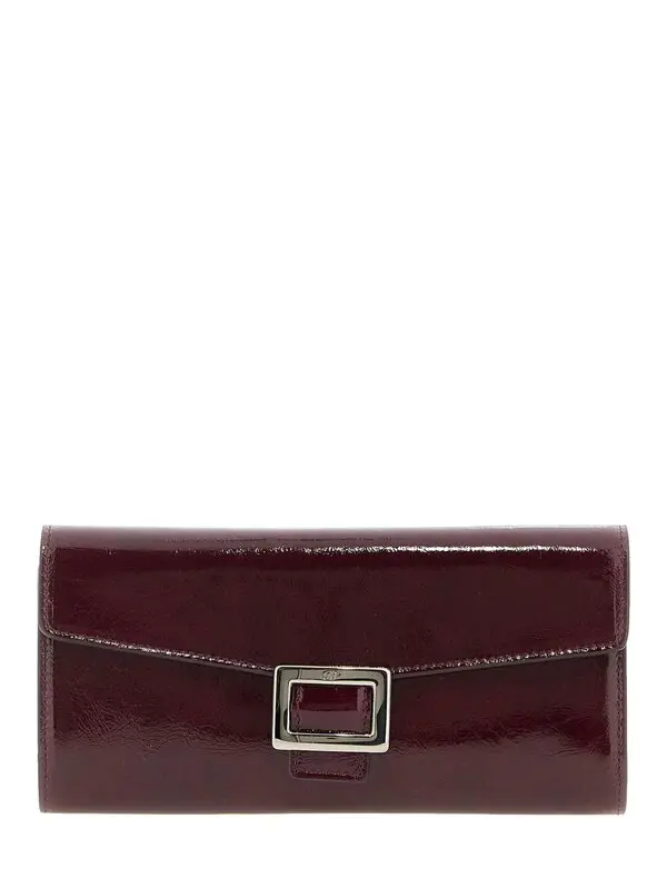 ROGER VIVIER Clutch - Burgundy