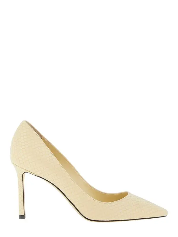 JIMMY CHOO Pointed Toe Stiletto Pumps - Yellow