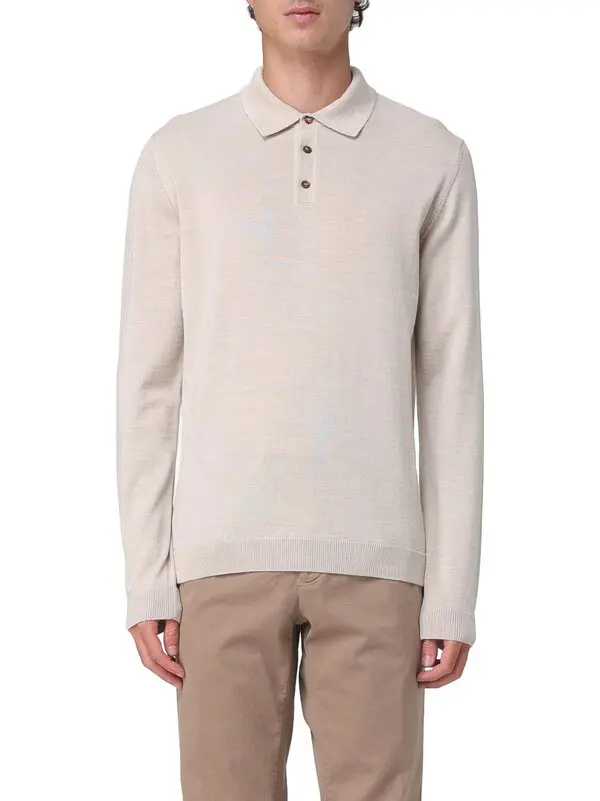 ROBERTO COLLINA Polo Shirt - Beige