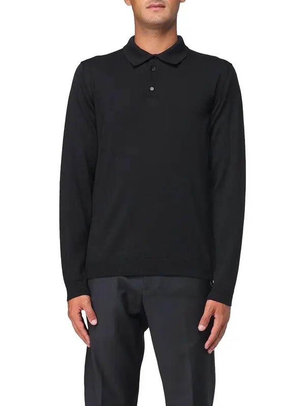 ROBERTO COLLINA Polo Shirt - Black