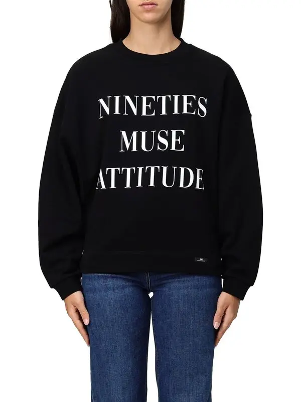 Elisabetta Franchi Crewneck Sweatshirt - Black