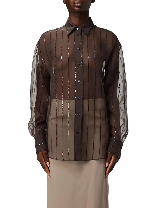 Brunello Cucinelli Shirt - Cocoa