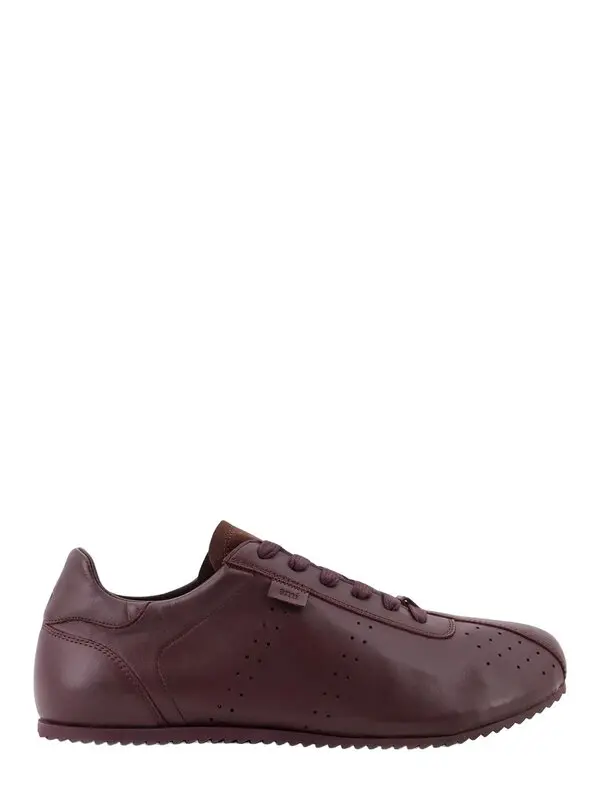 Ami Lace Up Sneakers - Cherry
