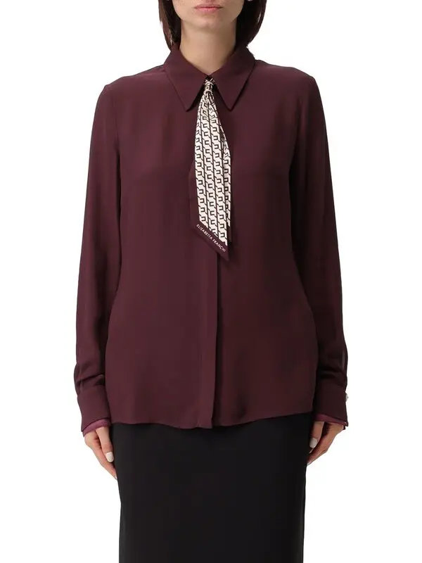 Elisabetta Franchi Shirt - Red Purple