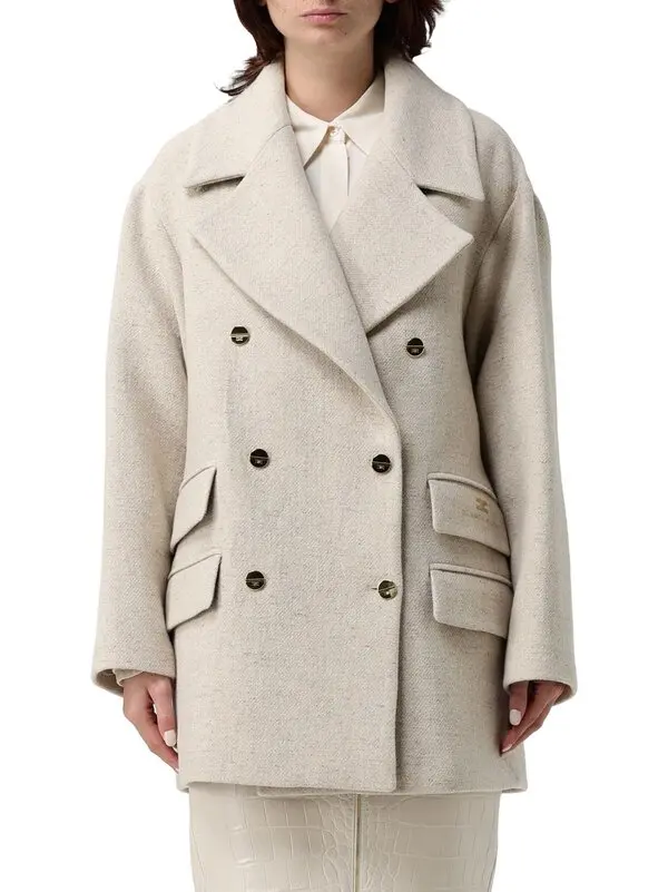 Elisabetta Franchi Coat - Beige