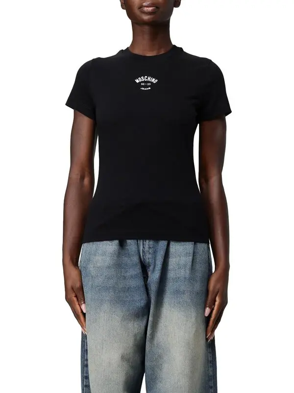 Moschino T-shirt With Logo Detail - Black