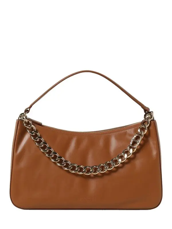 TWINSET Shoulder Bag With Chain Strap - Leather