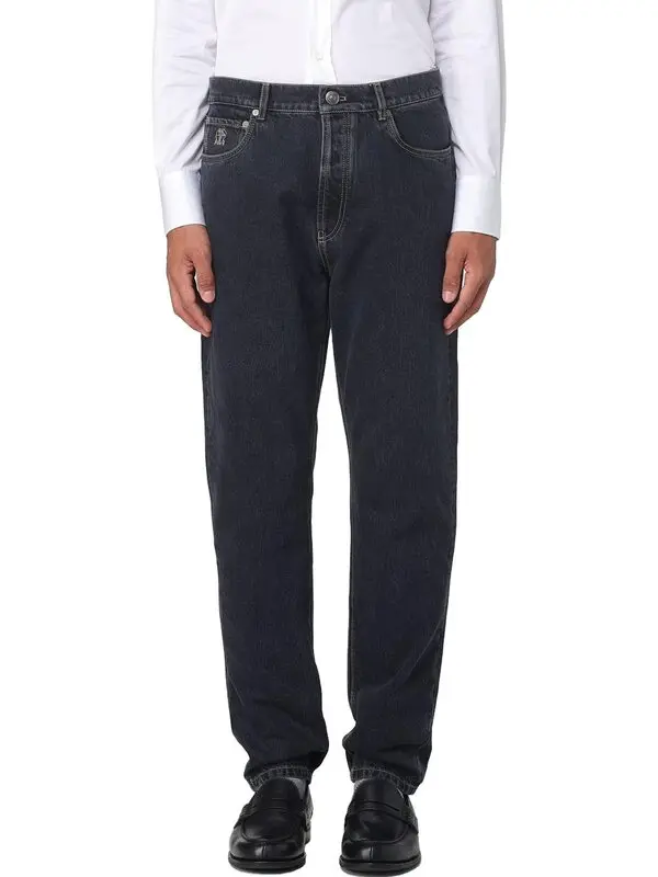 Brunello Cucinelli Straight Leg Jeans - Denim