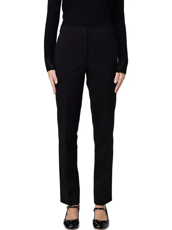 TWINSET Straight Leg Trousers - Black