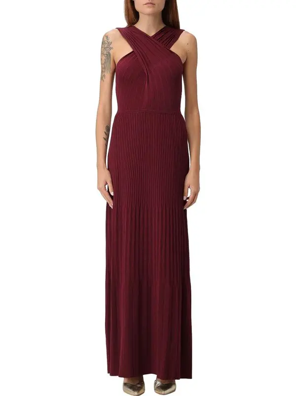 TWINSET Maxi Dress - Burgundy