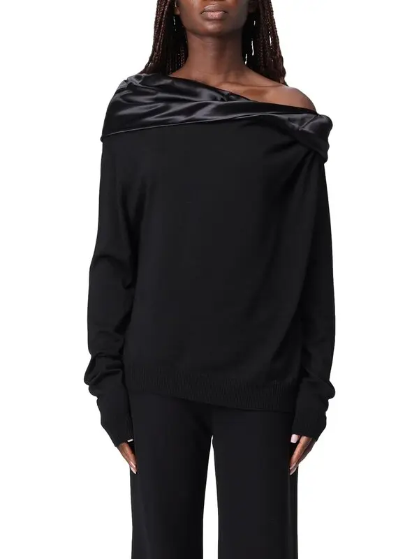 Alberta Ferretti Off-the-shoulder Sweater - Black