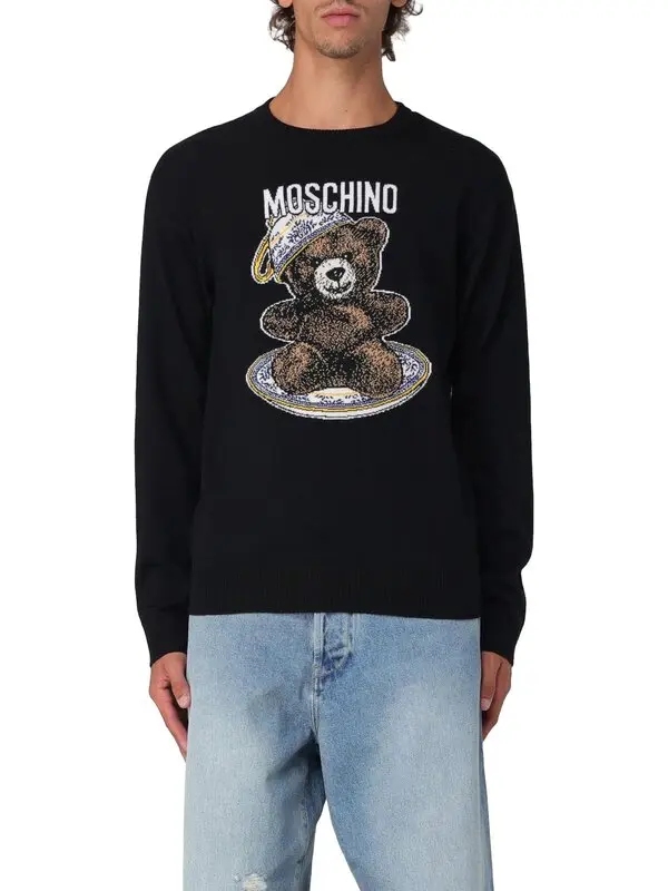 Moschino Crewneck Sweater - Black