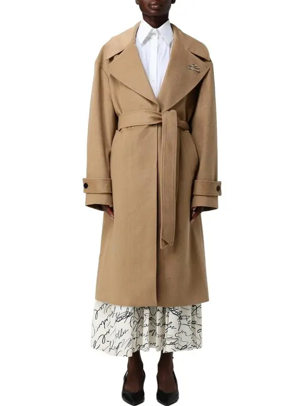 Karl Lagerfeld Tailored Coat - Camel