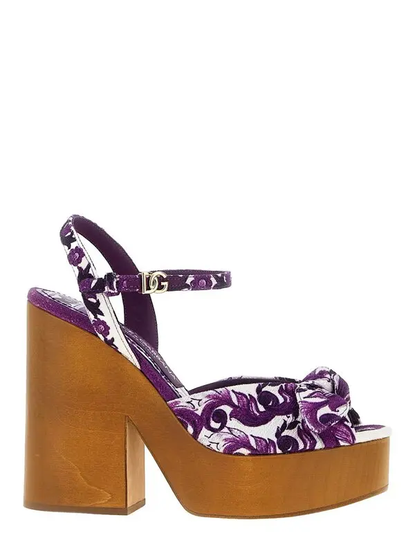 Dolce & Gabbana Heeled Sandal - Violet
