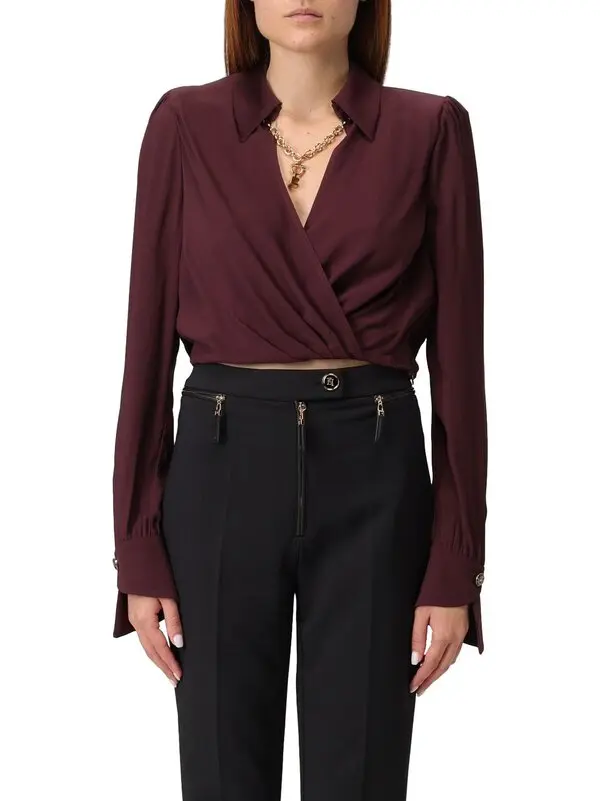 Elisabetta Franchi Top - Red Purple