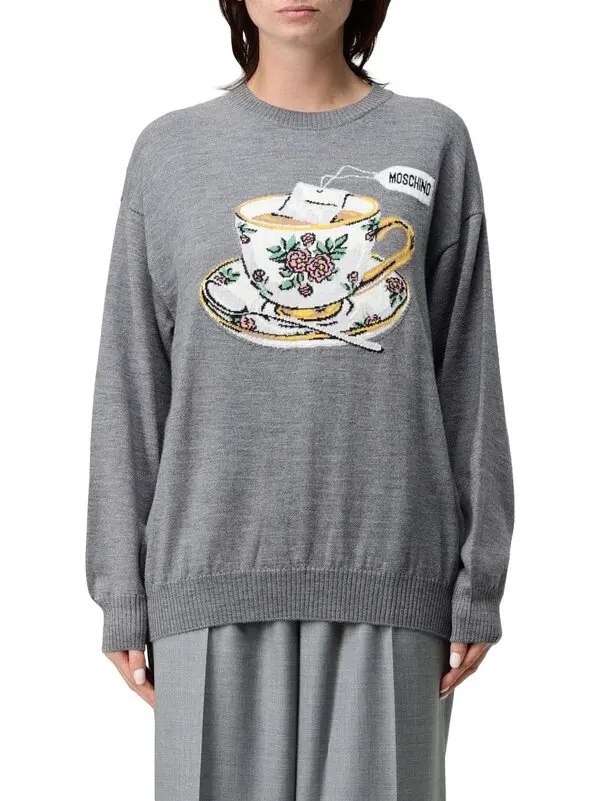 Moschino Pullover Sweater - Grey