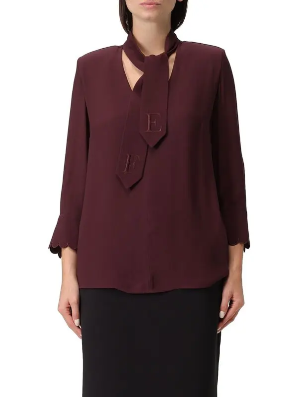 Elisabetta Franchi Top - Red Purple