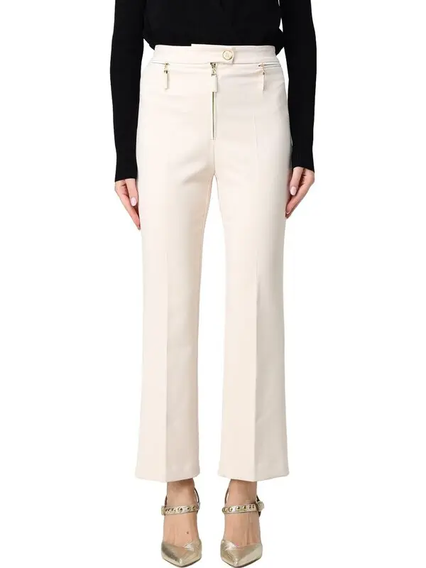 Elisabetta Franchi Trousers - White