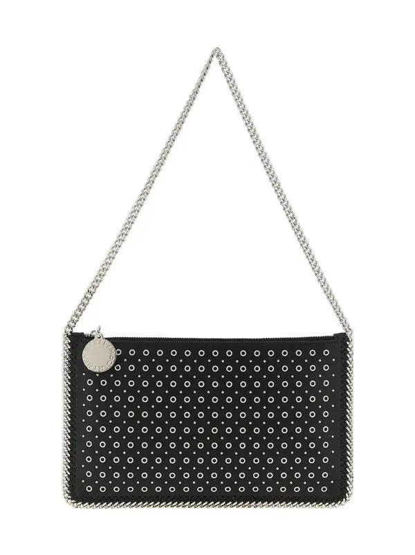Stella McCartney Studded Shoulder Bag - Black