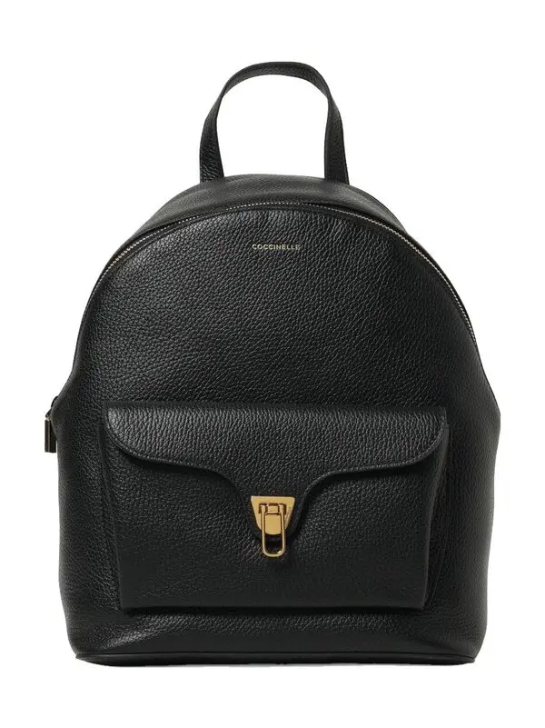 COCCINELLE Beat Generation Grained Backpack - Black