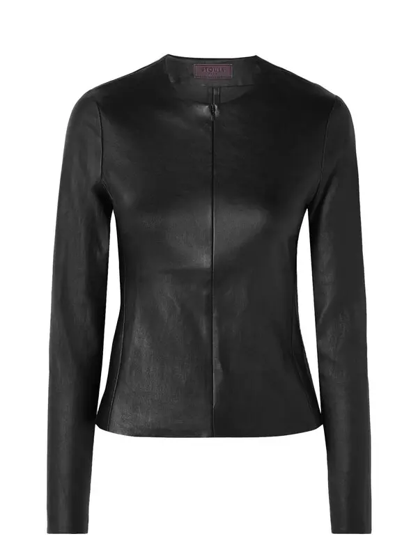 Stouls Imany Leather Top - Black