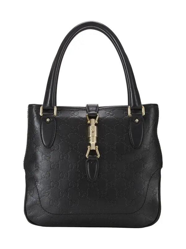 Gucci Ssima Jackie Tote - Black