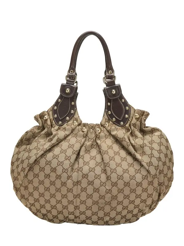 Gucci Original Gg Canvas Pelham Hobo - Brown