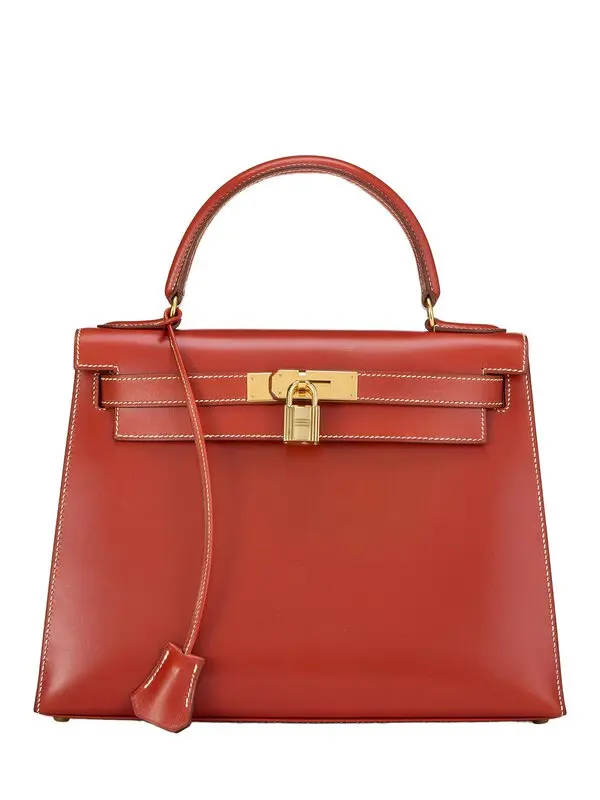 Hermès Sanguine Box Kelly Sellier 28 - Orange