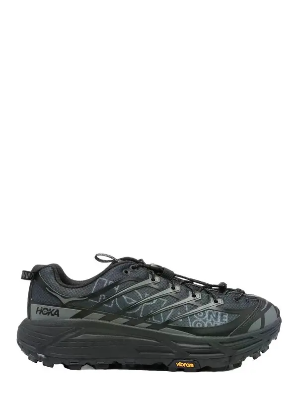 HOKA® Mafate Three2 Wordmark Sneakers - Black