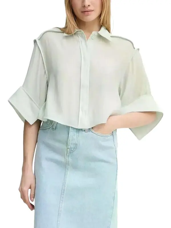 Day Birger Et Mikkelsen Cropped Shirt - Green